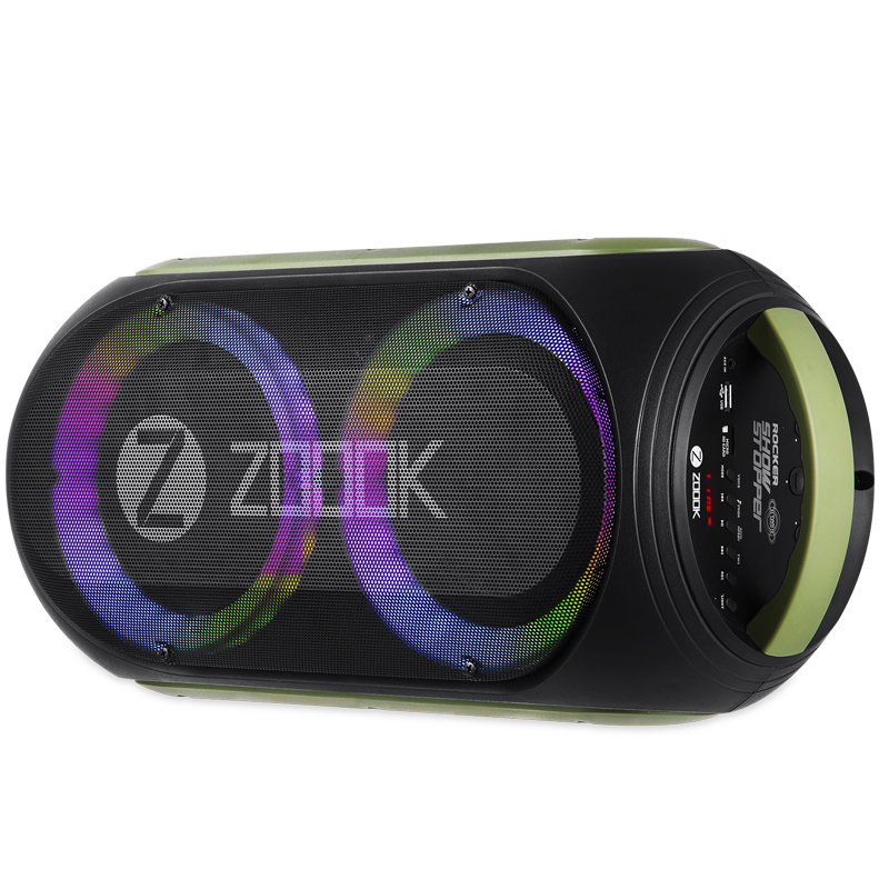 Zoook Rocker Show Stopper 100 watts Karaoke Bluetooth Party Speaker wi ...
